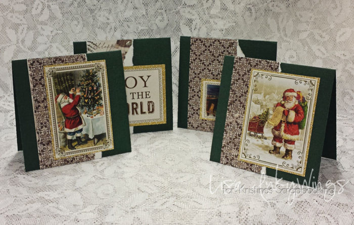 Julgåva med julkort - Kristinas Scrapbooking Blogg